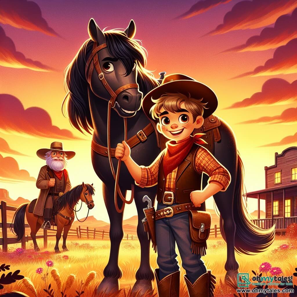 🎧 Jake and the Wild Stallion | Cowboy story | 9-10 years old | Audio ...