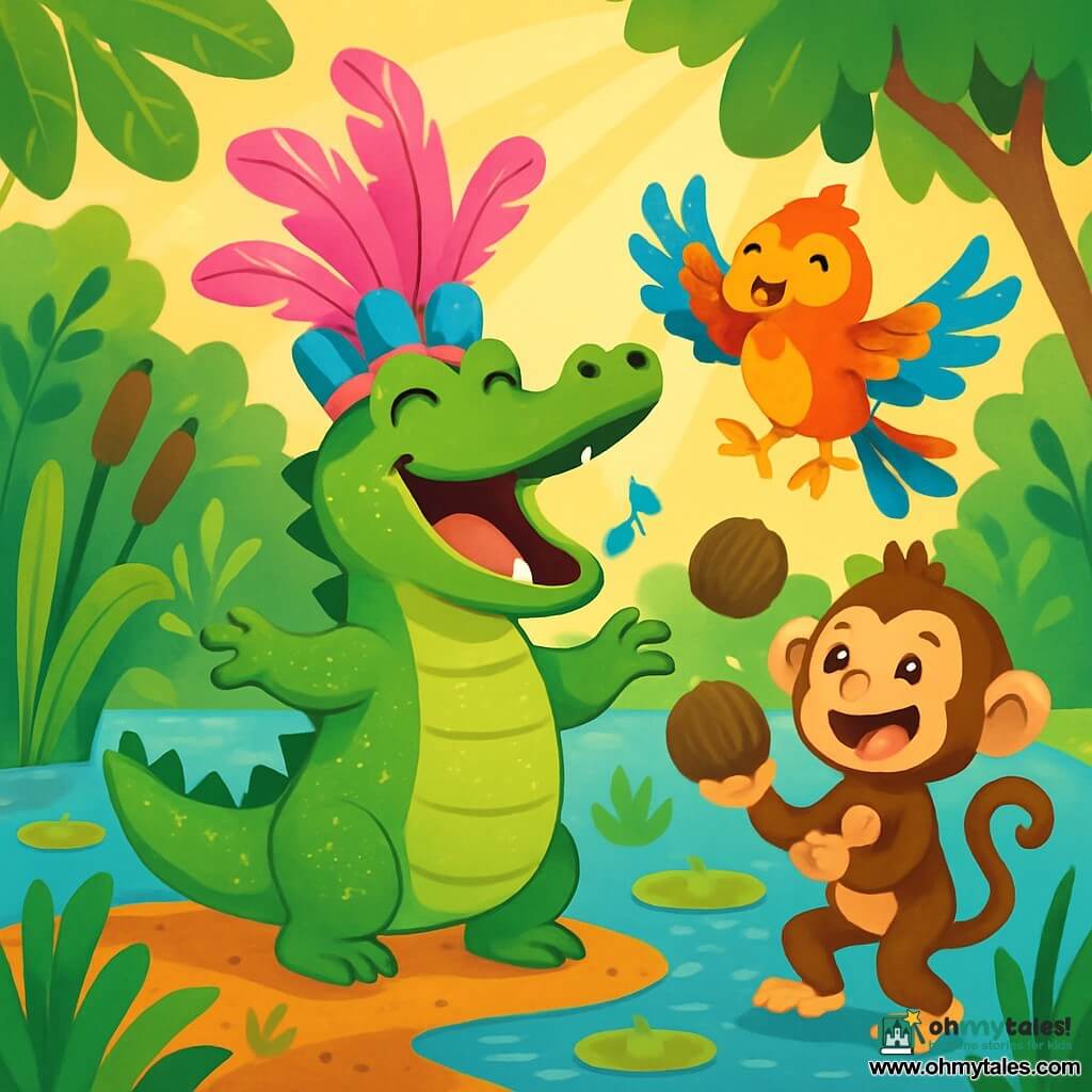 Clovis the Crocodile and the Ridiculous Singing Hat | Funny story with ...