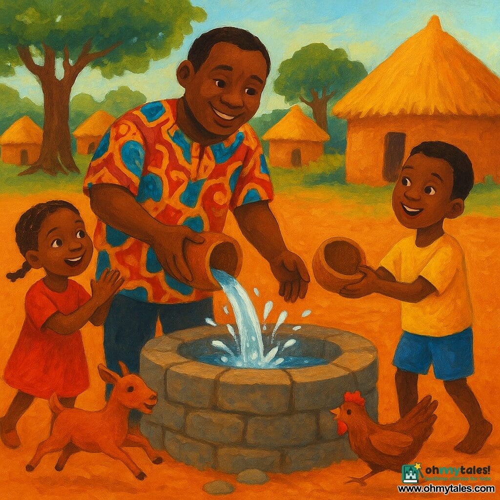 Kofi and the Drum That Brought Water Back | African tale | 1-2 years | Tale