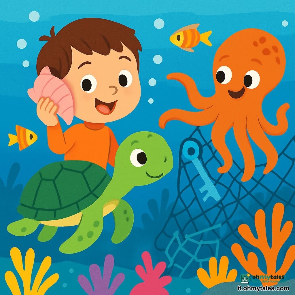 Luca e le tre chiavi del mare | Storia di viaggio sott'acqua | 3/4 anni ...