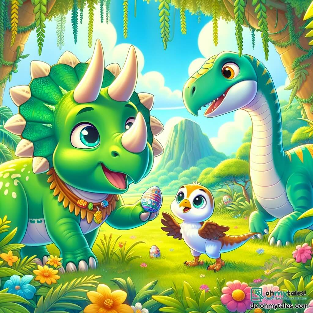 Trixi und der Regenbogenregen | Geschichte von Dinosauriern | 5/6 Jahre ...