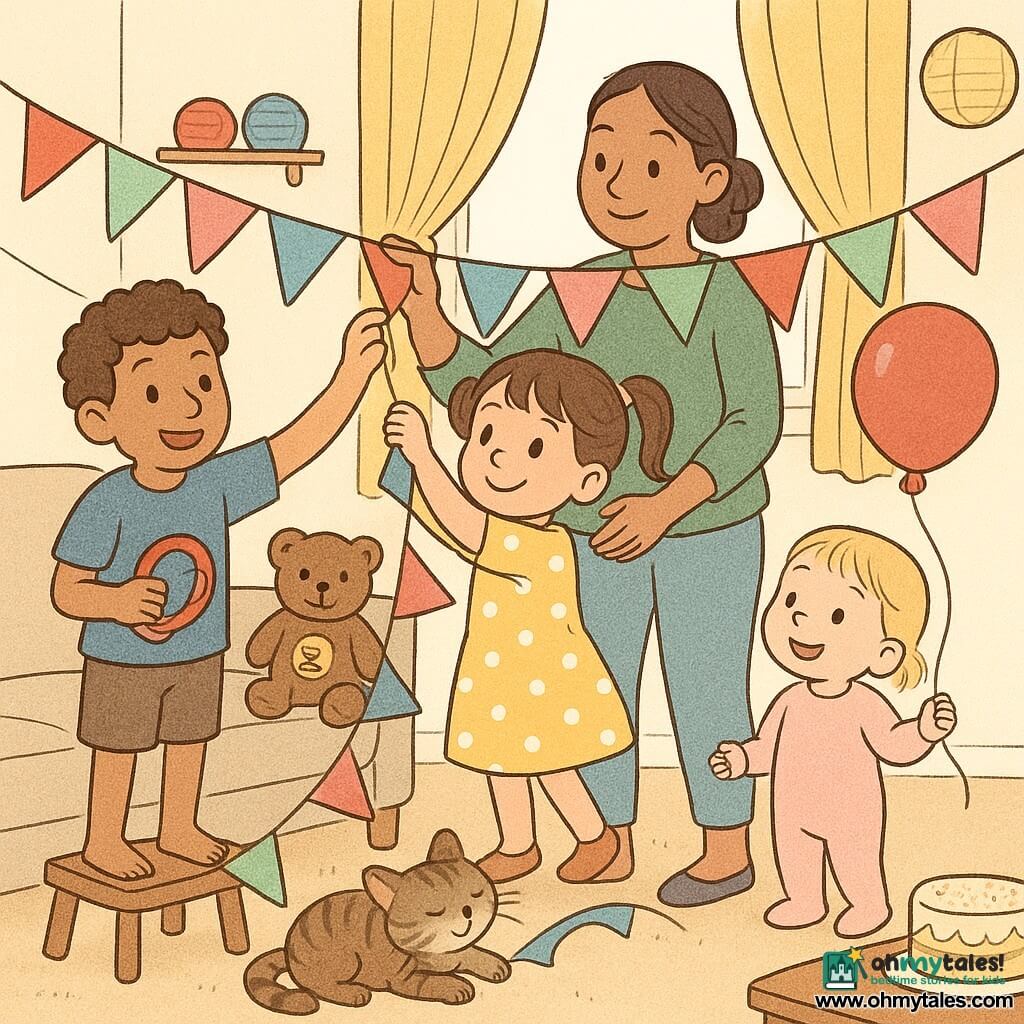 Maya and the birthday garland | Birthday Story | 3-4 years old | Storie ...