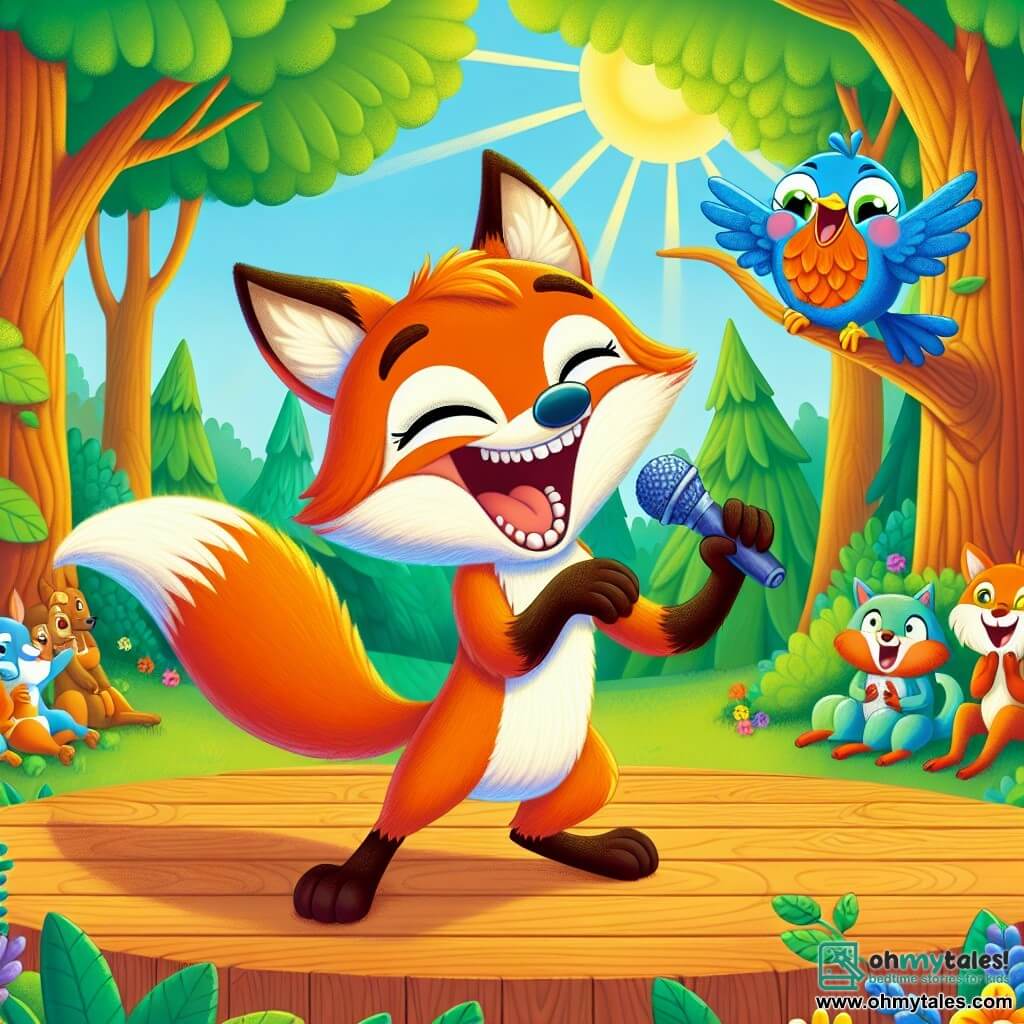 Felix the Fox's Funny Talent | Impossible challenge story | 7-8 years ...