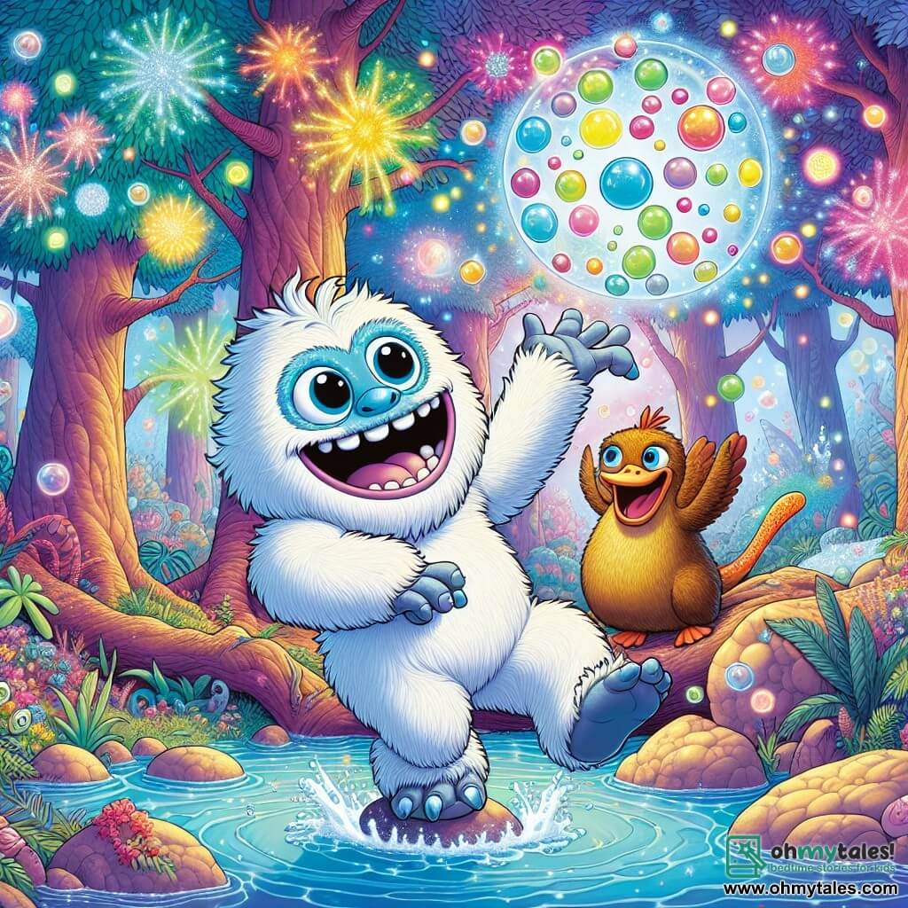 The giggly bubble lake and the yeti’s silly adventure | Funny creature ...