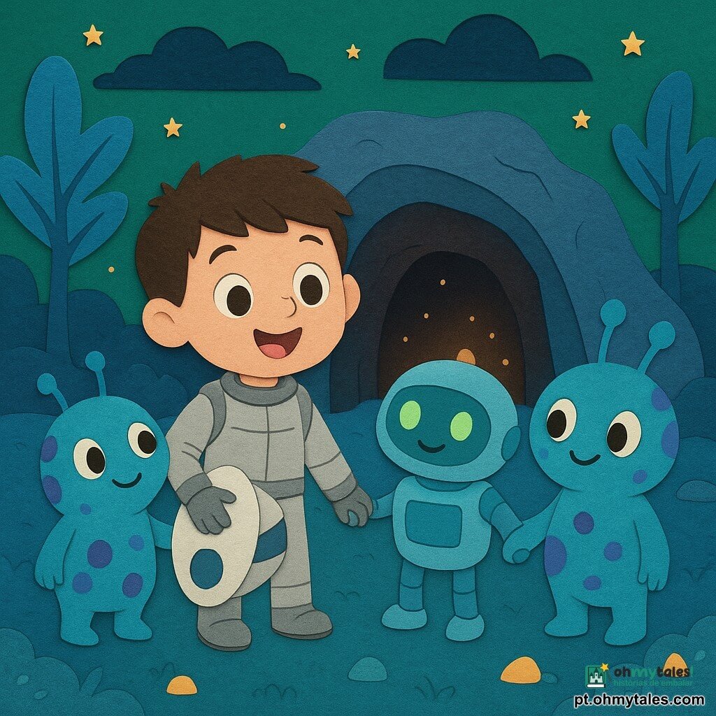 Aventura na Lua Azul: Amizade entre Estrelas | História de viagem espacial | 3 a 4 anos ...