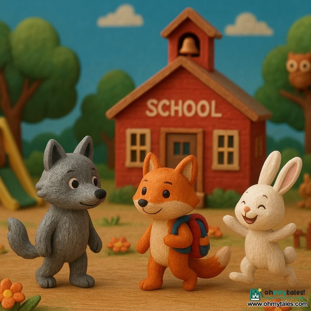 🎧 Leo's School Adventure | Story about the back-to-school season | 5-6 ...