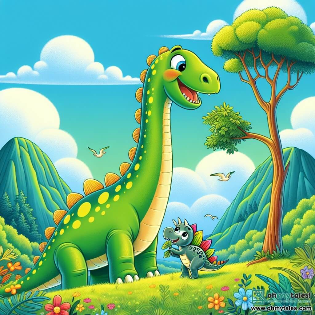Crunchy Leaf Friends | Dinosaur story | 1-2 years | Fantastic story