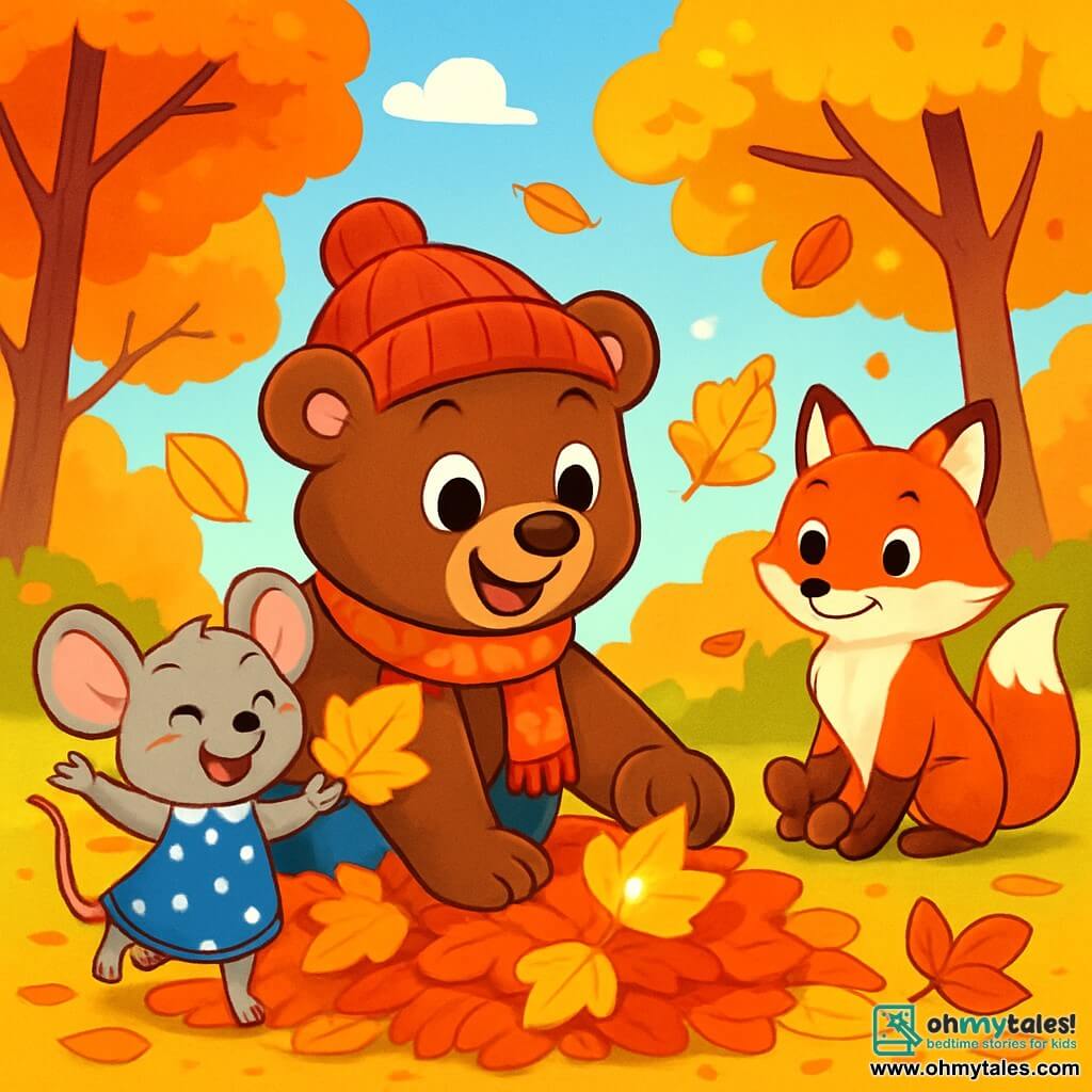 Benny the Bear and the autumn adventure | Story about autumn | 7-8 ...