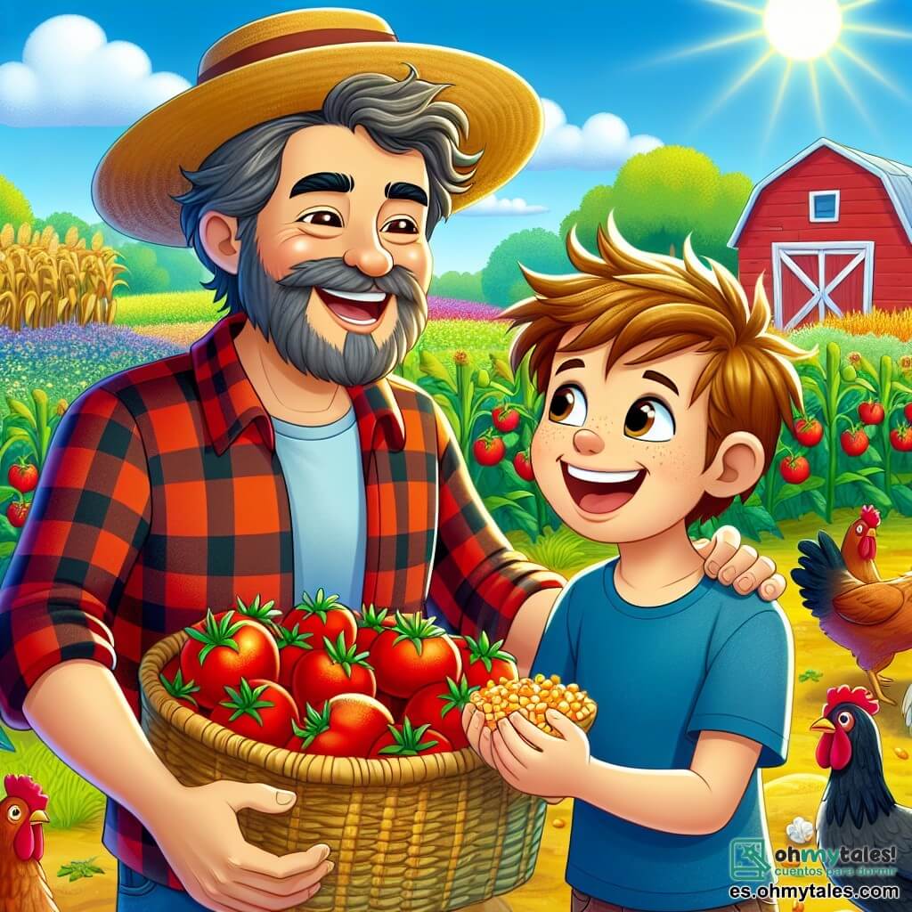 🎧 El pequeño granjero y su amigo | Cuento de Agricultor y de Granja | 3 ...