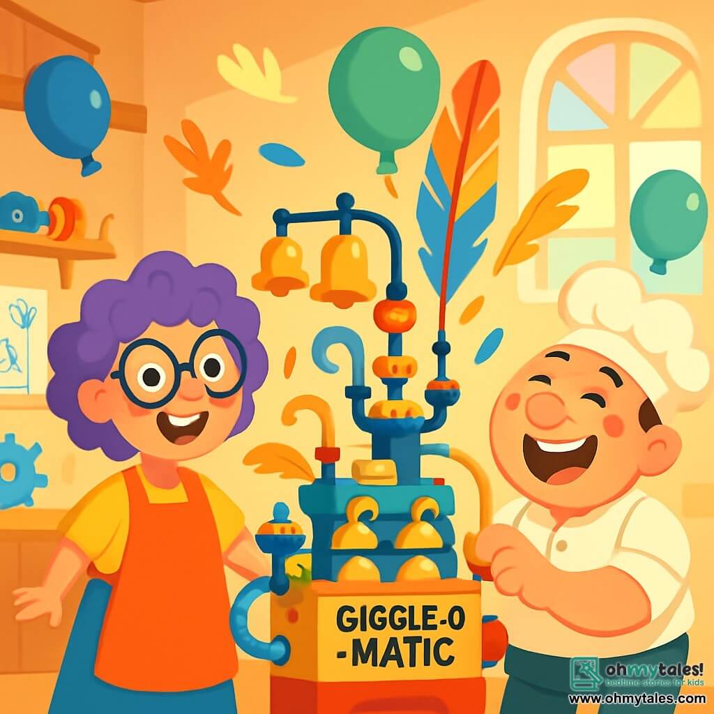 The Giggle-O-Matic Adventure | Wacky invention story | 3-4 years old ...
