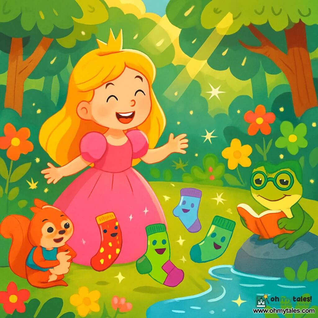 The princess and the giggle in her shoe | Funny story of the enchanted ...