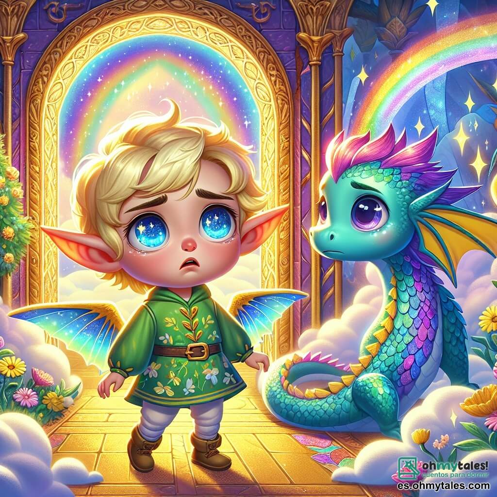 El Elfo y el Dragón Brillante | Cuento de criatura fantástica | 3/4 ...