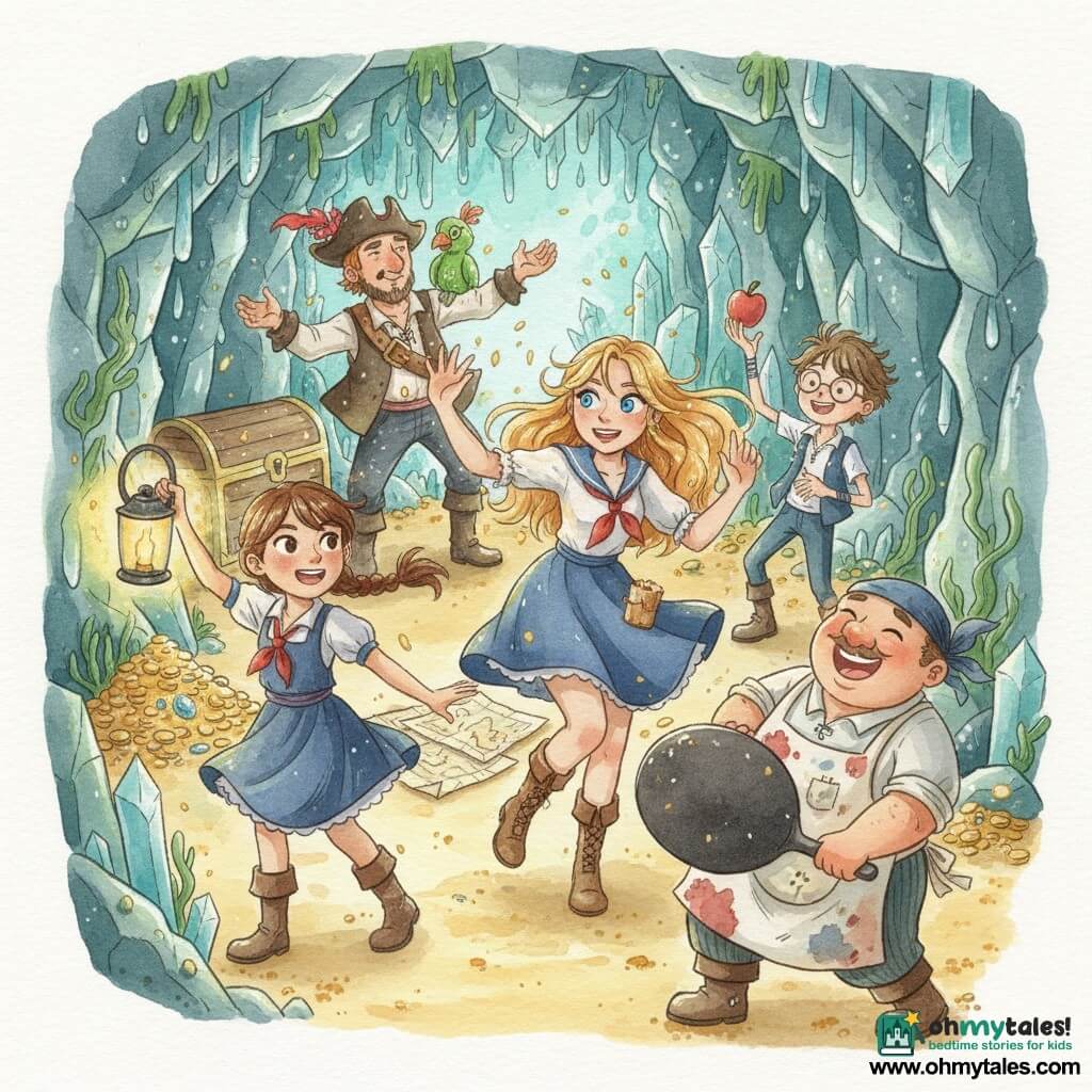 The Jolly Treasure Tangle | Pirate story | 5-6 years old | Adventure story