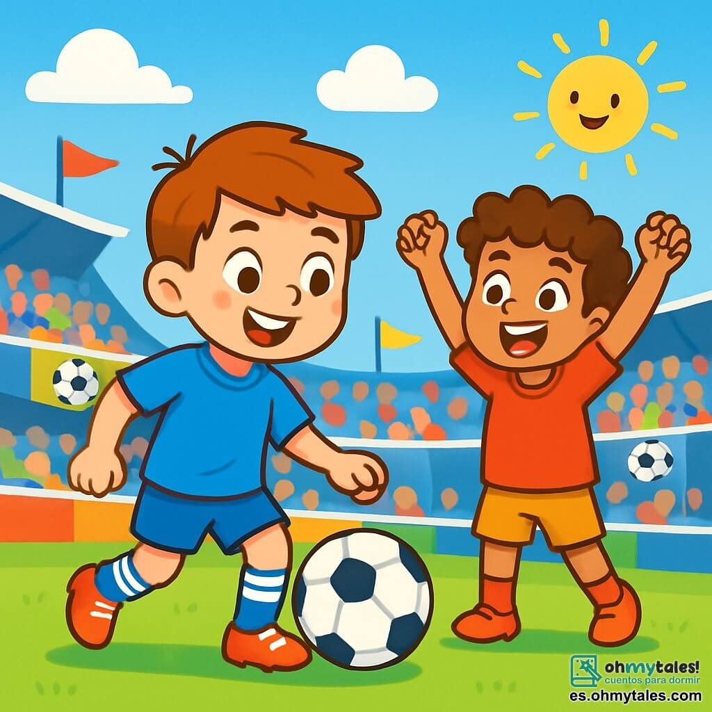 💬 La aventura futbolística de Martín | Cuento de Jugador de fútbol | 5/ ...
