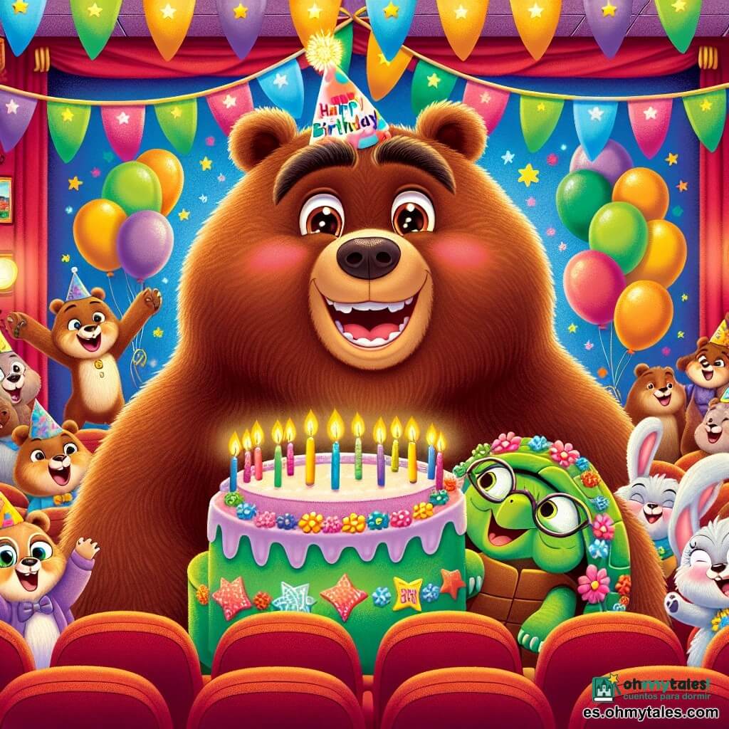 🎧 La sorpresa de Bruno en el cine | Cuento de Cumpleaños | 7/8 años ...