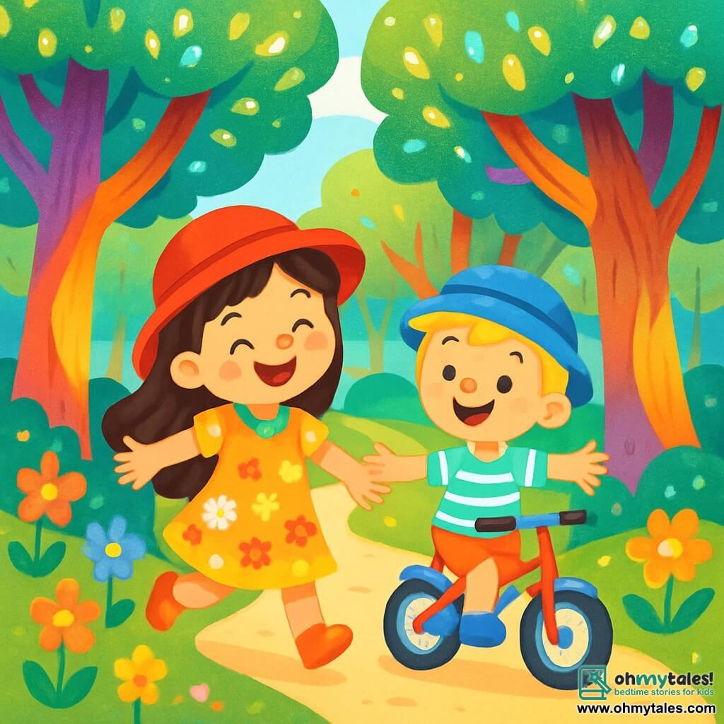 💬 The Sparkling Path Through Rainbow Woods | Adventure story | 1-2 ...