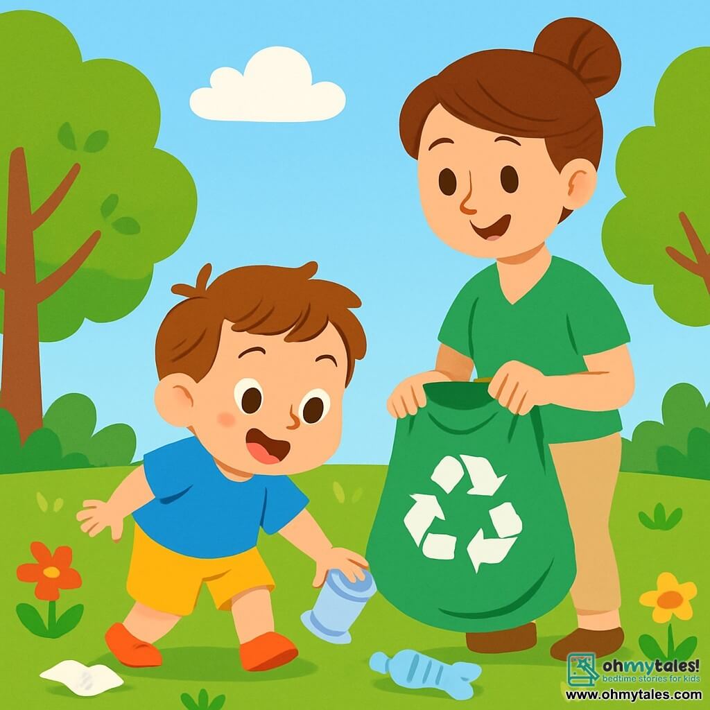 🎧 Tom and the Great Earth Cleanup | Story about ecology | 1-2 years ...