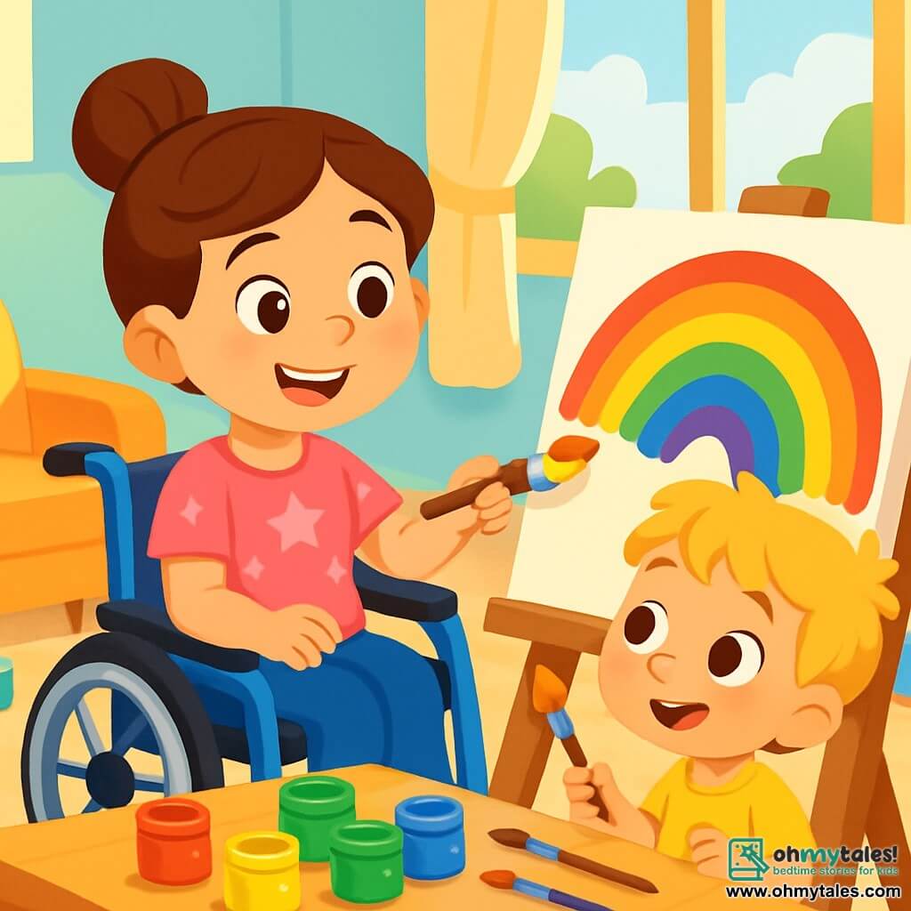 🎧 Mia’s Big Bright Days | Story about disability | 5-6 years old ...