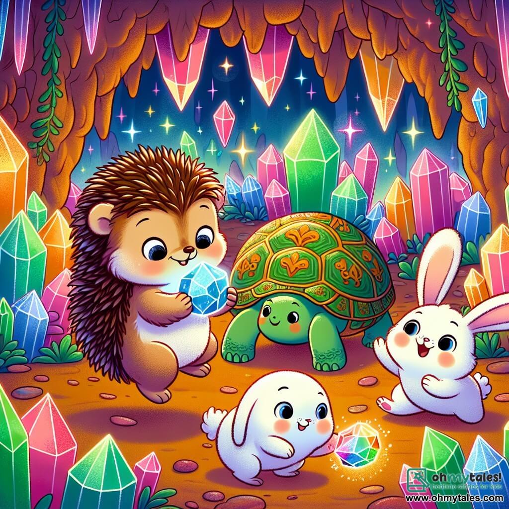 The Shimmering Friendship Pebble | Animal story | 3-4 years old | Tale