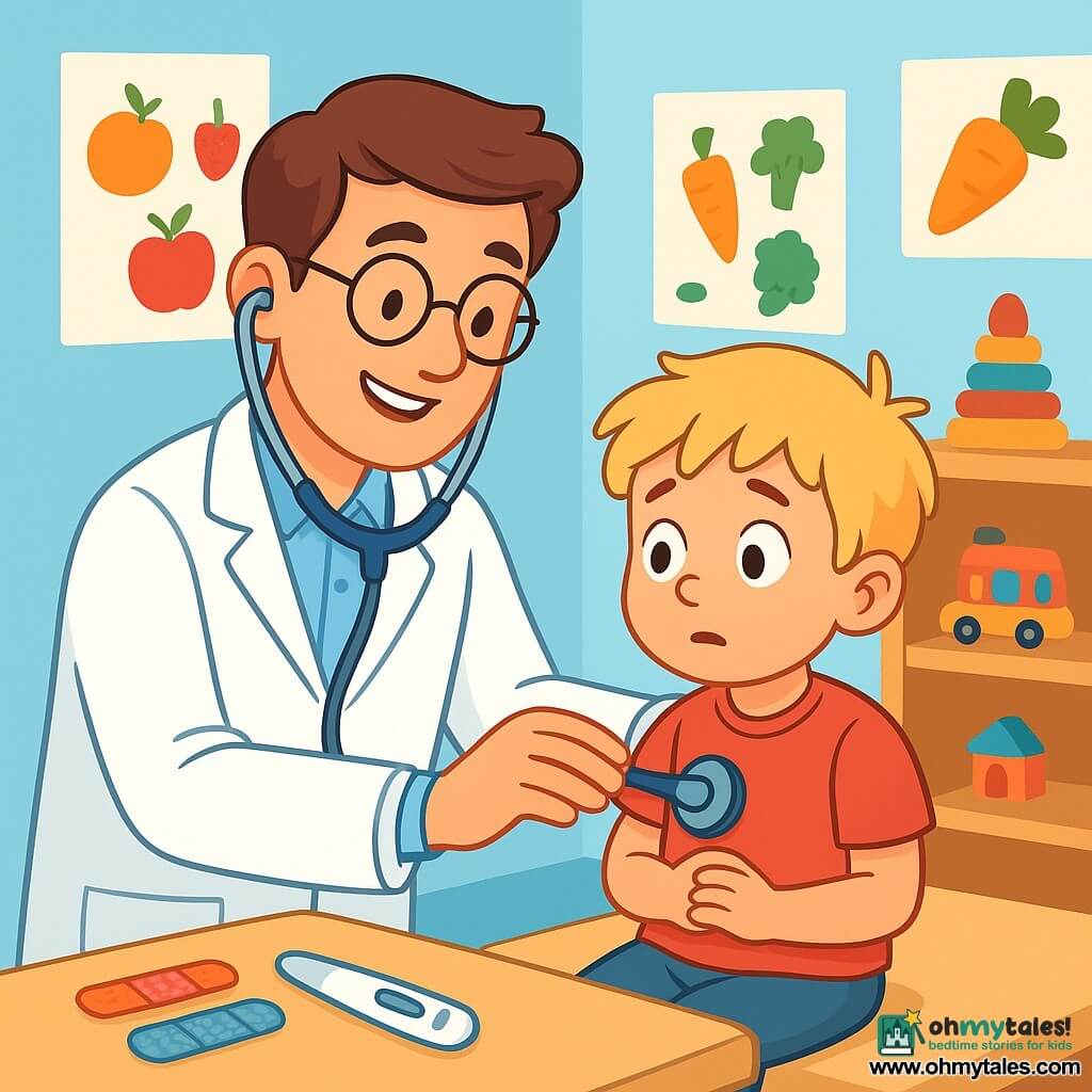 Dr. Milo and the Tummy Knot | Doctor's Story | 5-6 years old | Story ...