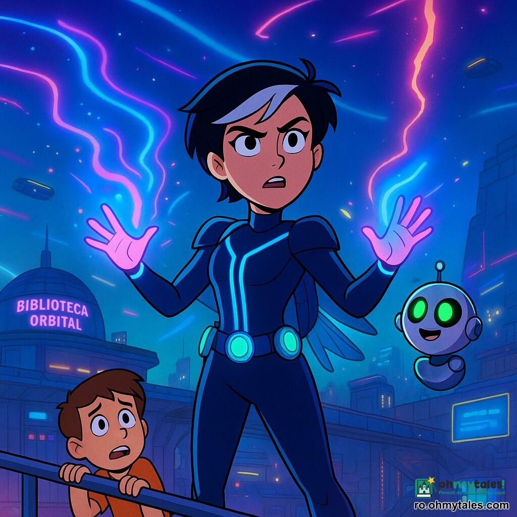 💬 Nova Lira și Orașul Orbitelor | Poveste de super-eroi | 9/10 ani ...
