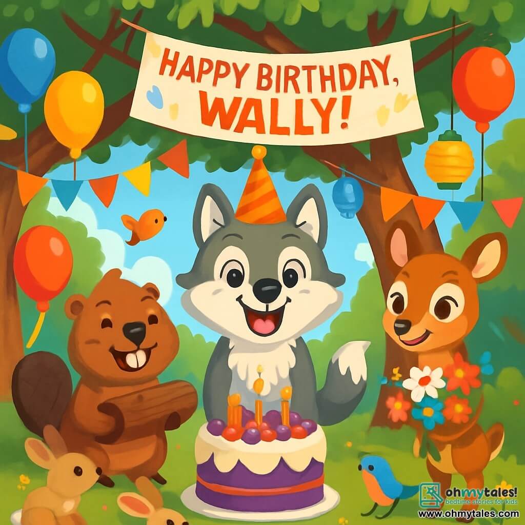 Wally's Secret Birthday Adventure | Birthday Story | 7-8 years old ...