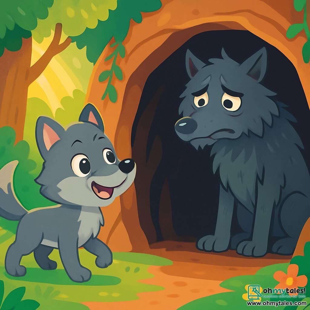 The Brave Little Wolf | Tale | 7-8 years old | Big bad wolf