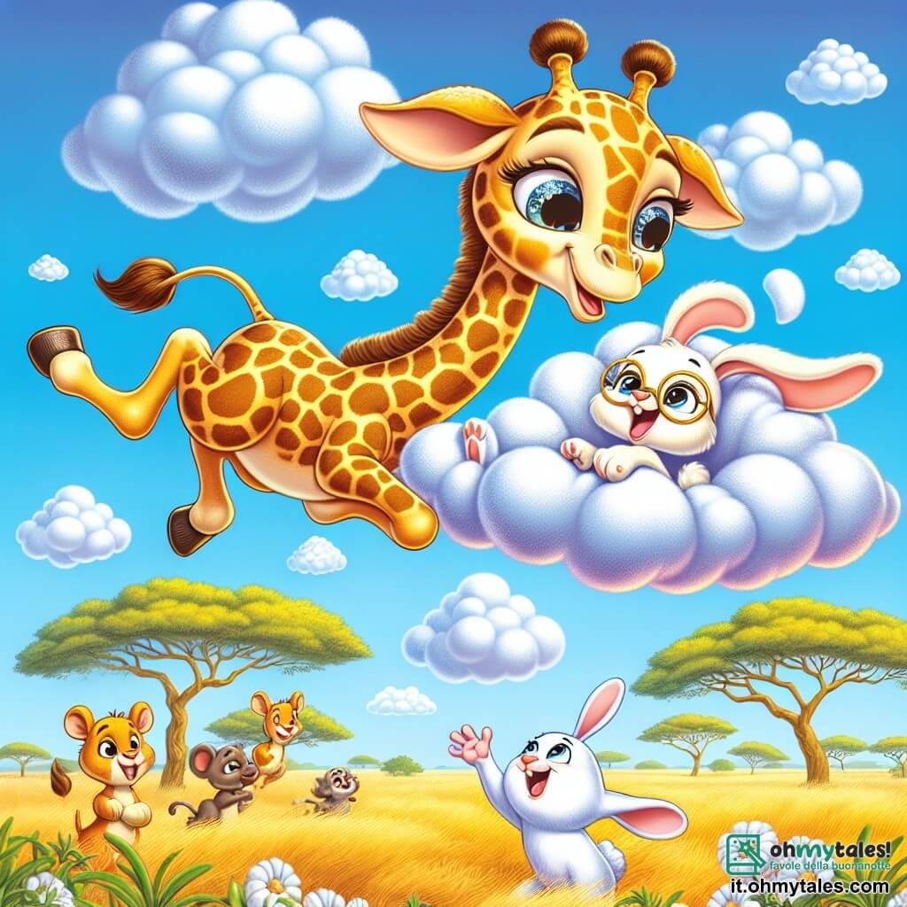 Giulia e il Sogno delle Nuvole | Racconto di animali | 7/8 anni | Racconto