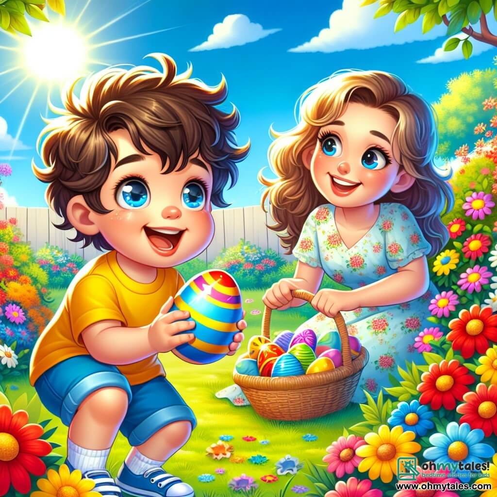 Sam's Colorful Egg Hunt | Story about Easter | 1-2 years | Storie of a ...