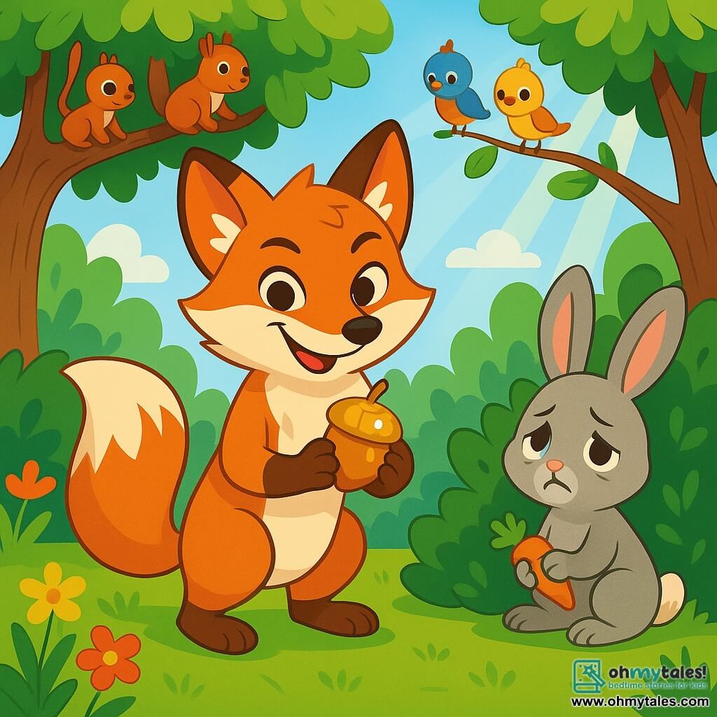 🎧 The Clever Fox and the Carrot Patch | Animal story | 7-8 years old ...