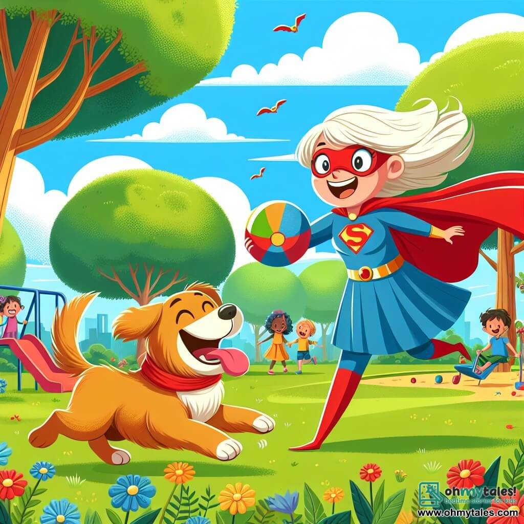 Super Sally's Fluffy Friendship | Comedic superhero story | 1-2 years ...