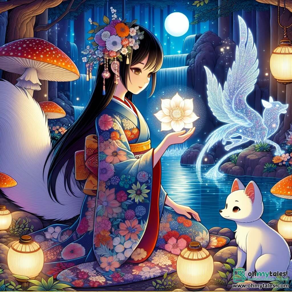 Aiko and the Moonflower Quest | Tale from Japan | 9-10 years old | Tale