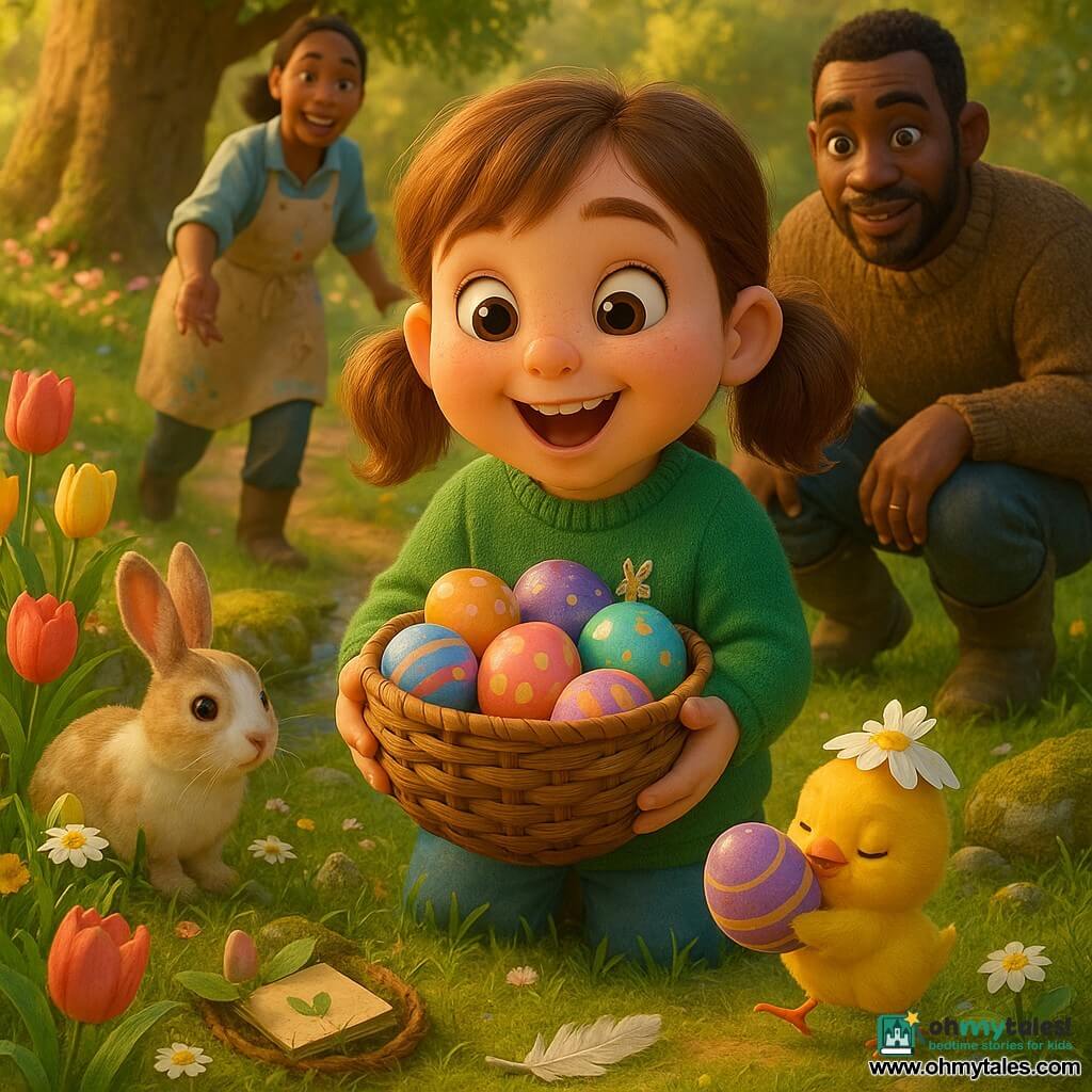 The spring egg hunt and the feathered helpers | Story about Easter | 5 ...