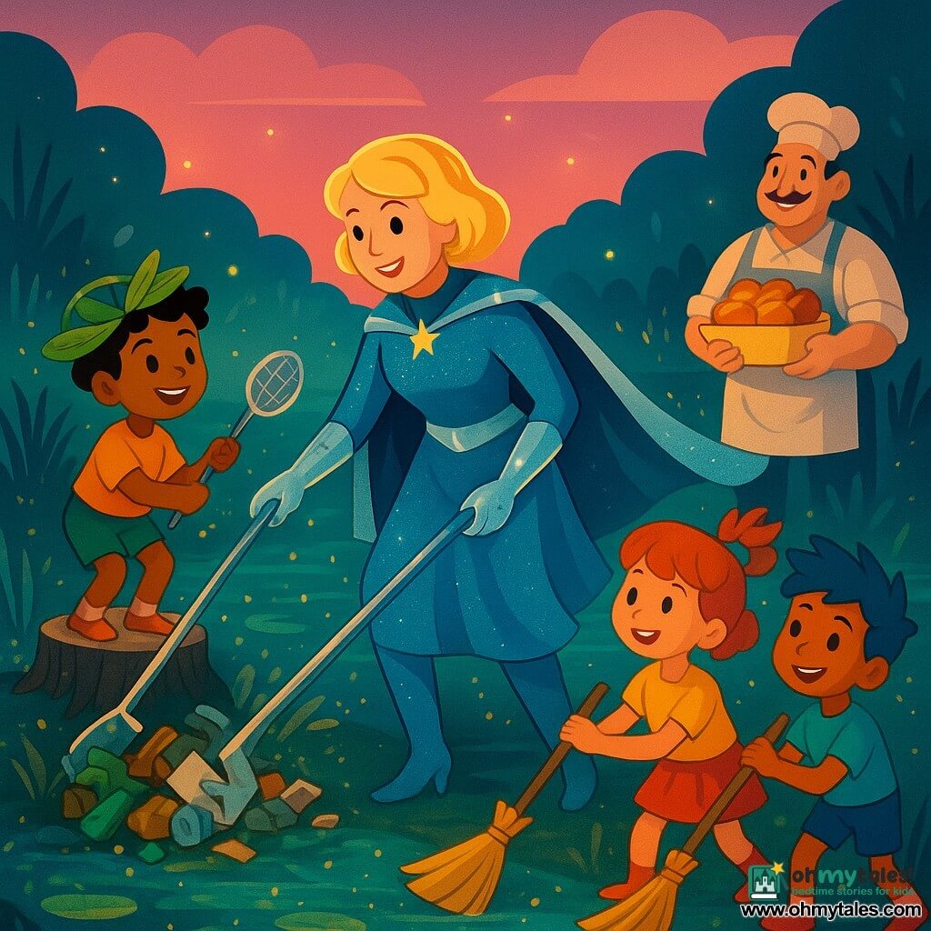 The day Captain Luminara made the city shine | Superhero stories | 5-6 ...