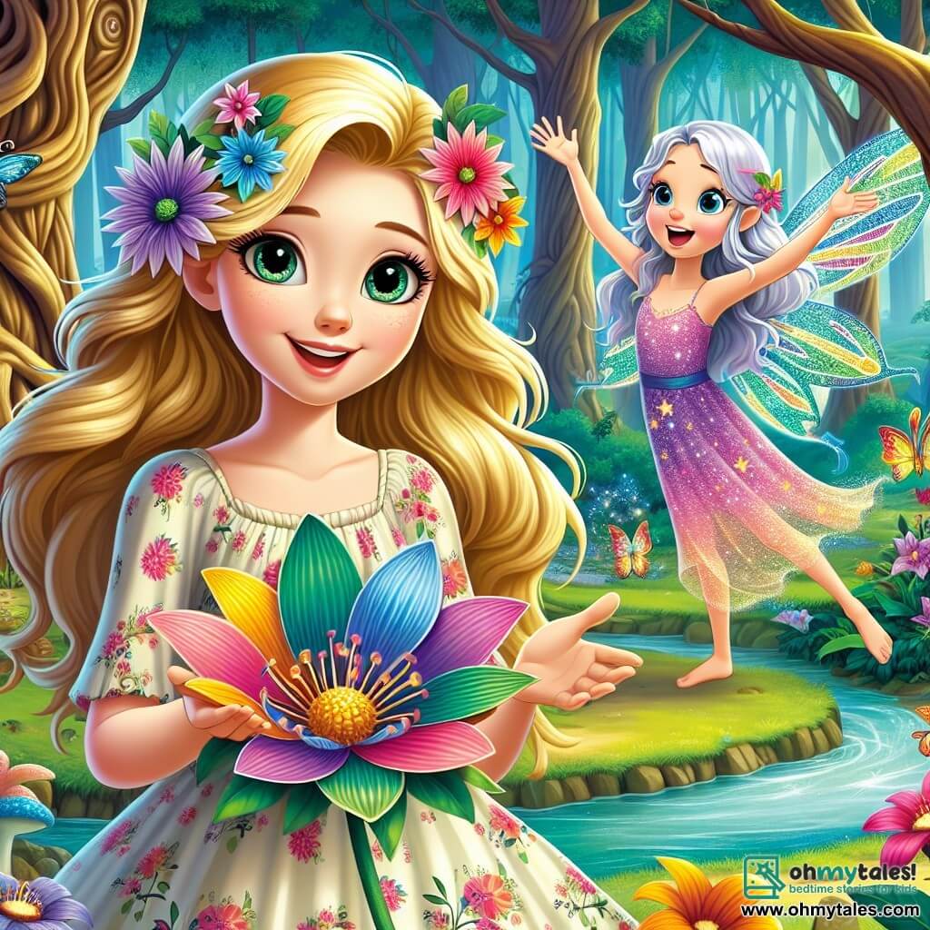 The Secret of the Rainbow Flower | Fairy tale | 3-4 years old | Tale