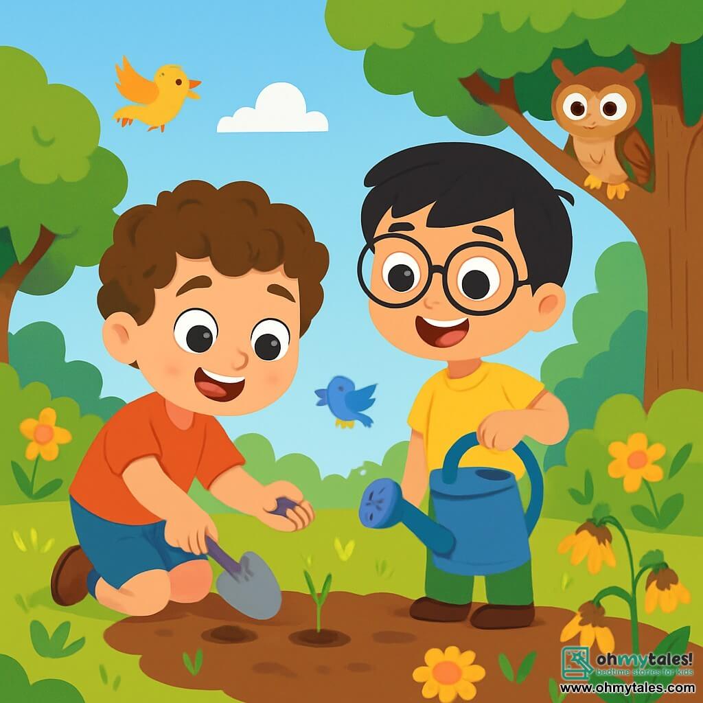 Max, Leo, and the Flower Adventure | Story about ecology | 5-6 years ...