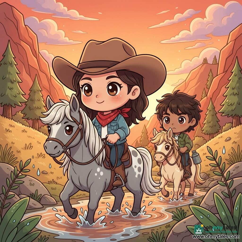 The Blue Ribbon at Red Rock Pass | Cowboy story | 5-6 years old ...