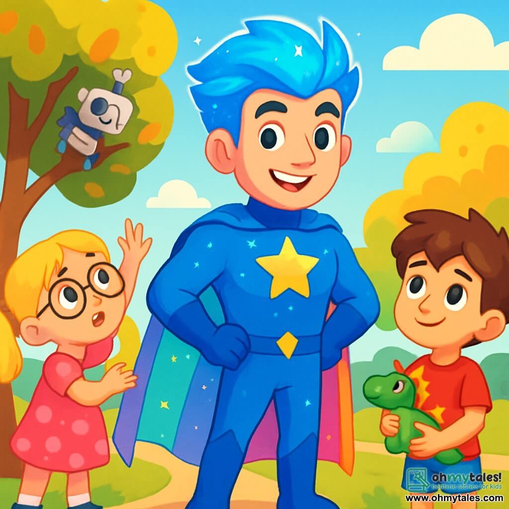 💬 Neon Nova and the Sparkling City | Superhero stories | 5-6 years old ...