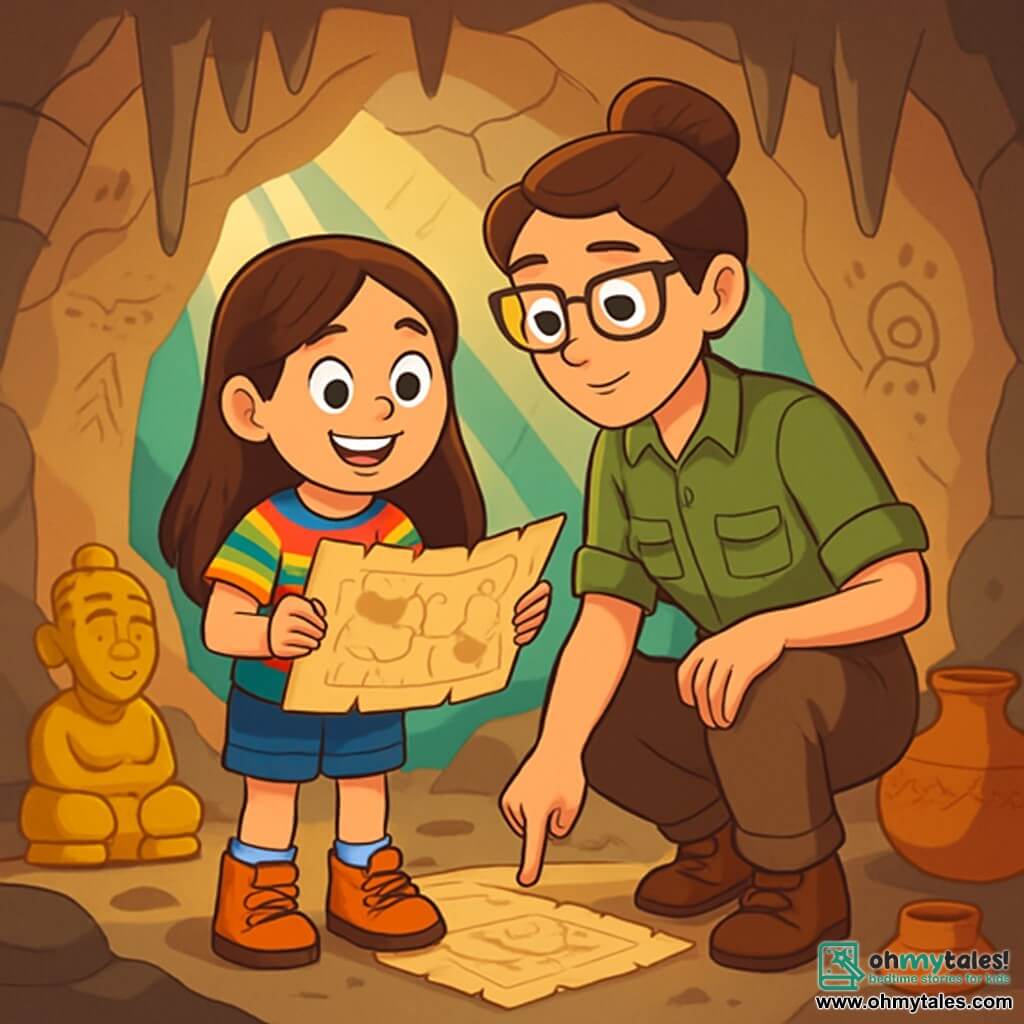 🎧 The Treasure Map Adventure | Archaeologist Story | 7-8 years old ...