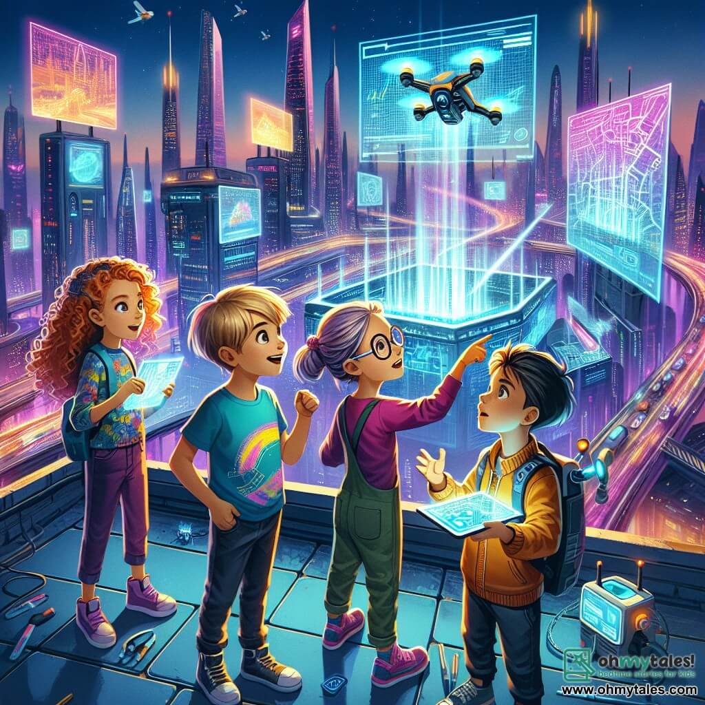 Neon Quest: The Hidden Power | Story of a futuristic city | 11-12 years ...