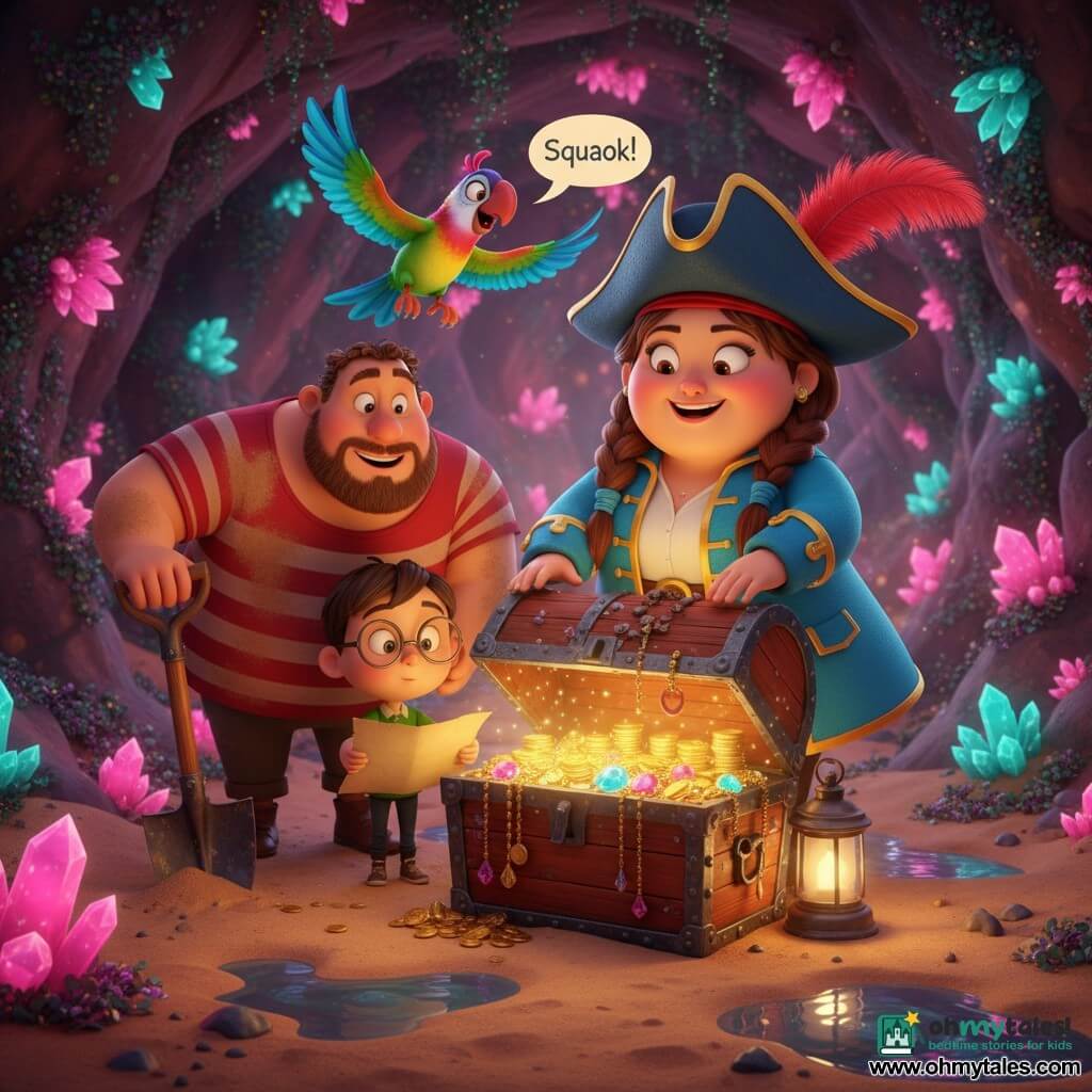 Captain Lily and the Hidden Treasure | Pirate story | 3-4 years old ...