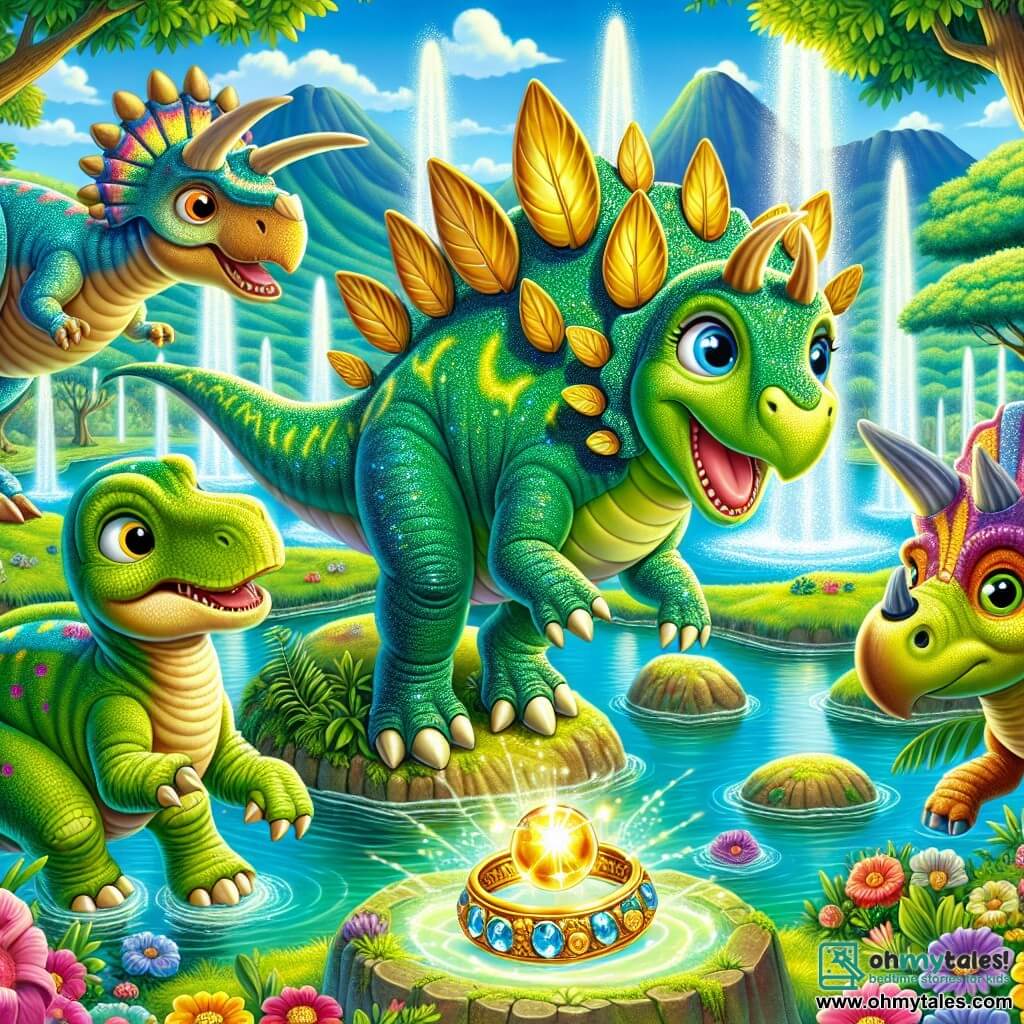 The Magic Bracelet and the Valley of Friendship | Dinosaur story | 7-8 ...