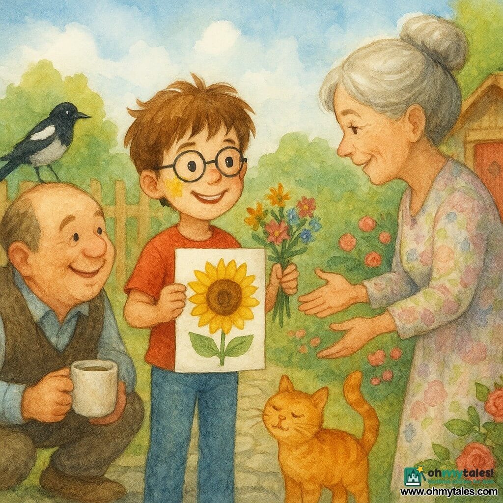 The mystery of the missing sunflower drawing | Story of little ...