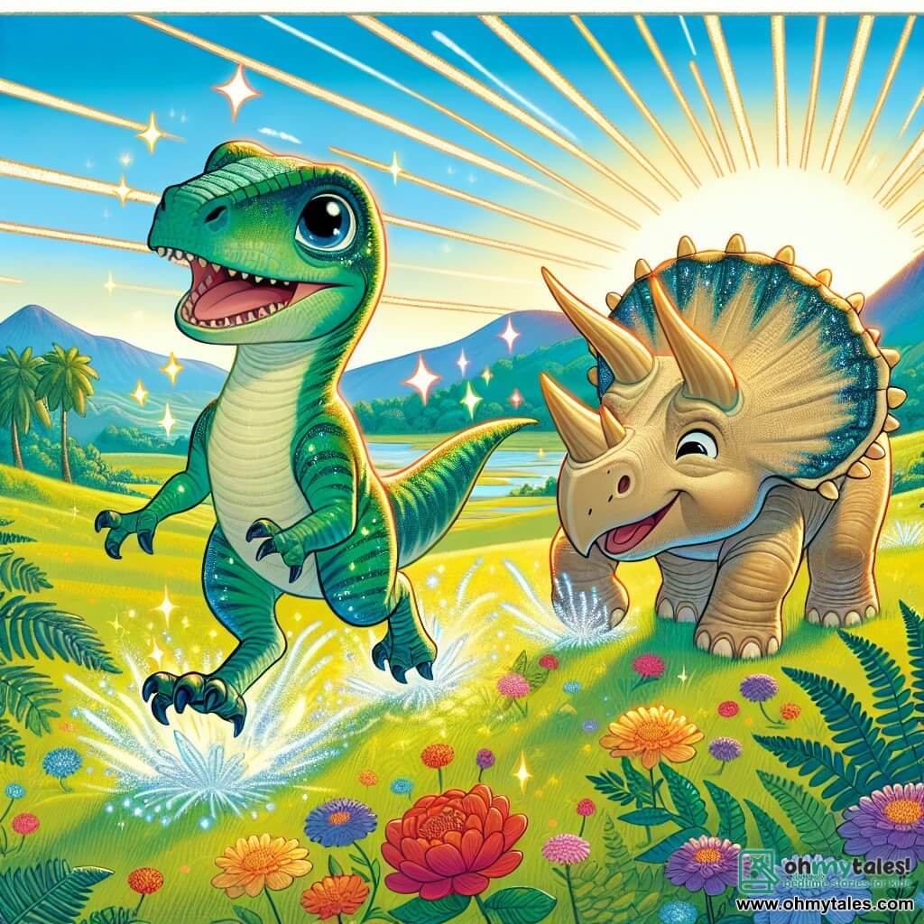 Rappy's Colorful Adventure | Dinosaur story | 1-2 years | Fantastic story