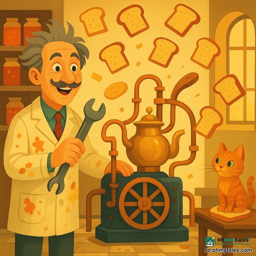 Aventurile lui Marin și Mașina de Pâine cu Gem Zburătoare | Poveste de ...