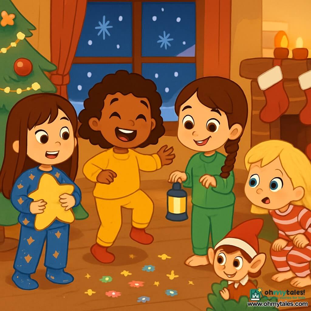 Pip and the arrow sticker trail | Story of the Christmas Mischievous ...