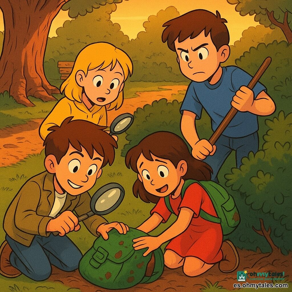 El misterio de la mochila verde | Cuento de detective | 9/10 años ...