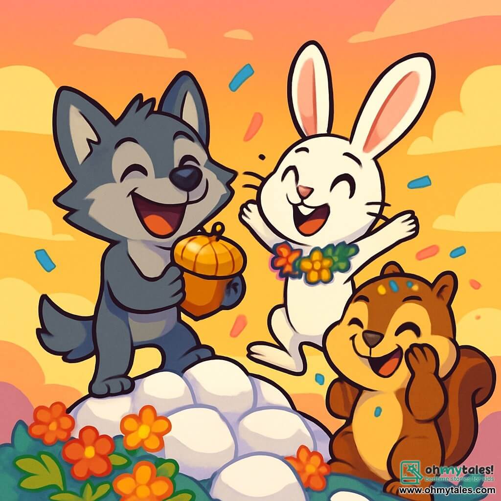 🎧 The fabulous forest five and the giggle games | Funny story about ...