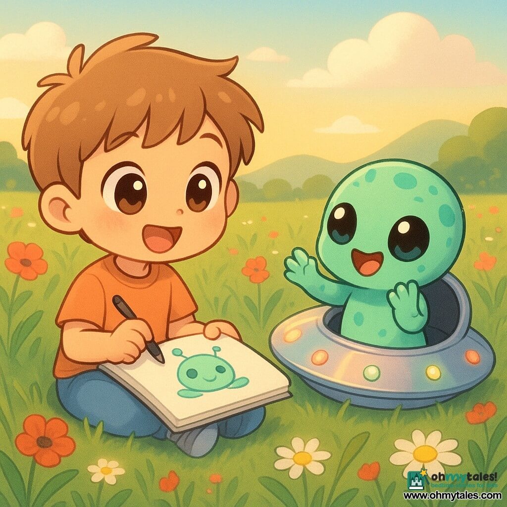 Oliver and the Cosmic Friend | Alien story | 7-8 years old | Science ...