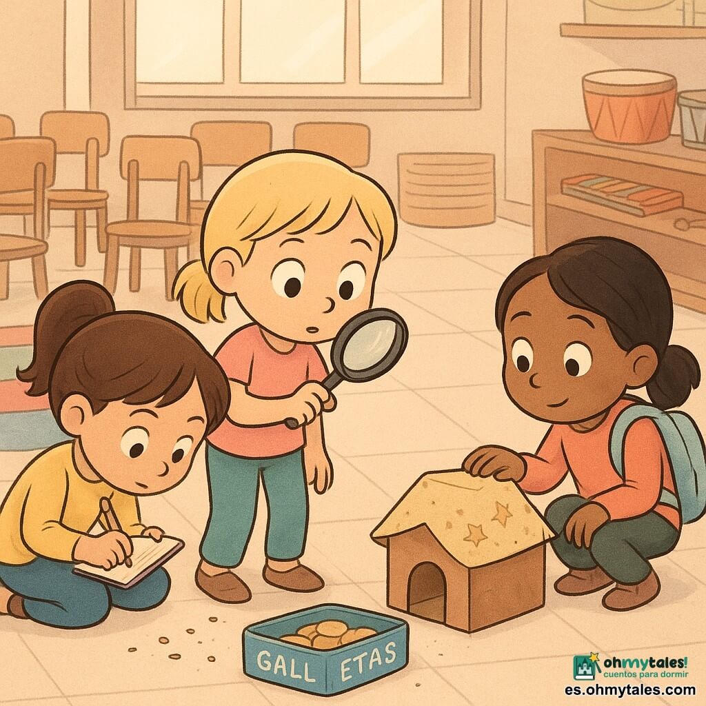 El misterio de la caja azul de las galletas | Cuento de pequeños ...